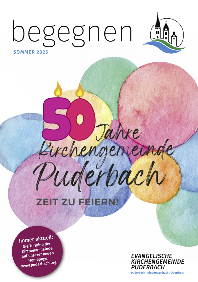 »begegnen« - Evangelische Kirchengemeinde Puderbach